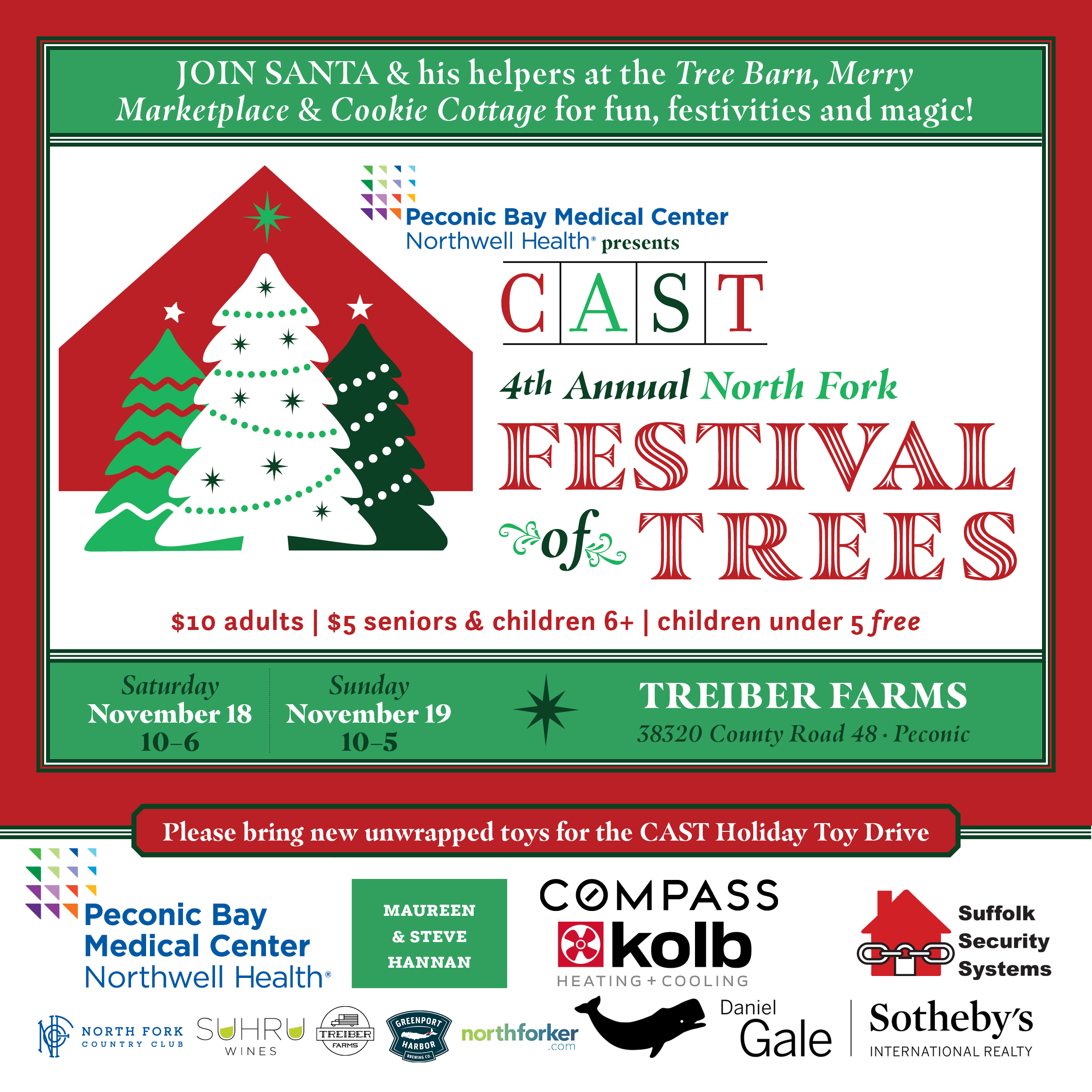CAST 4th Annual North Fork Festival of Trees - Northforker