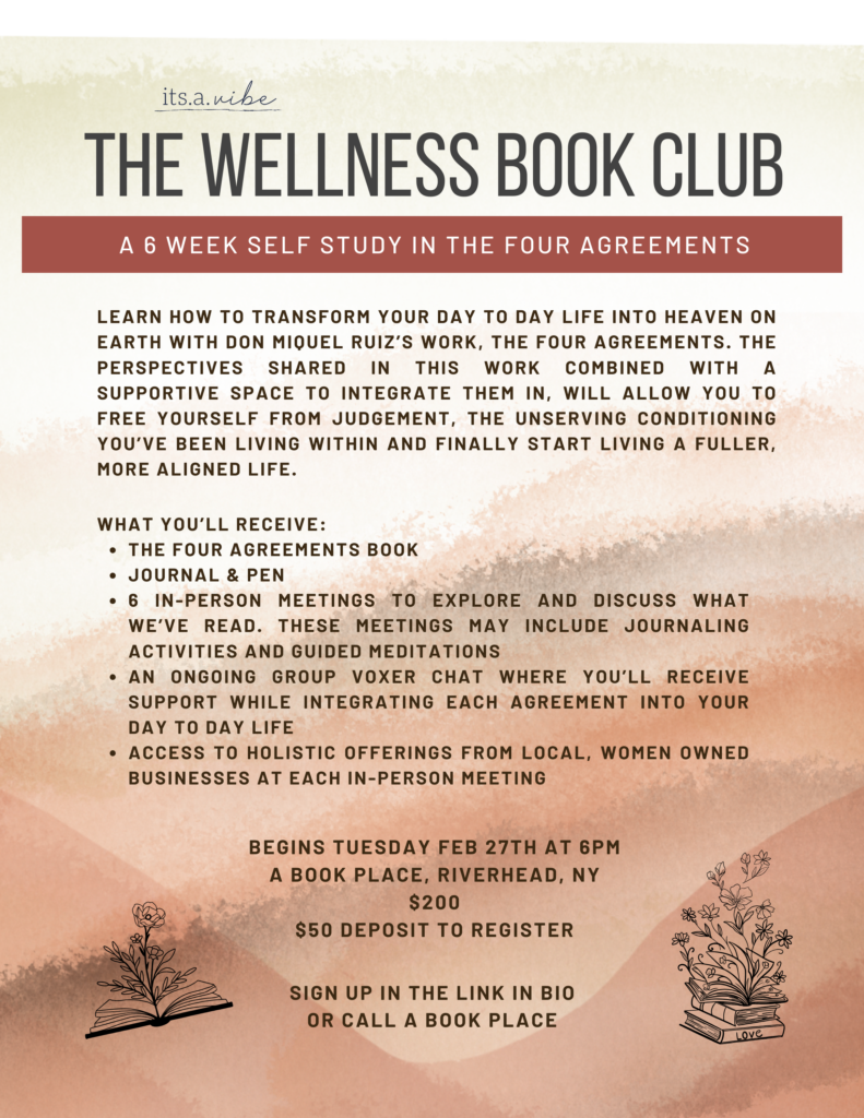 The Wellness Book Club: A 6 Week Self Study in the Four Agreements ...