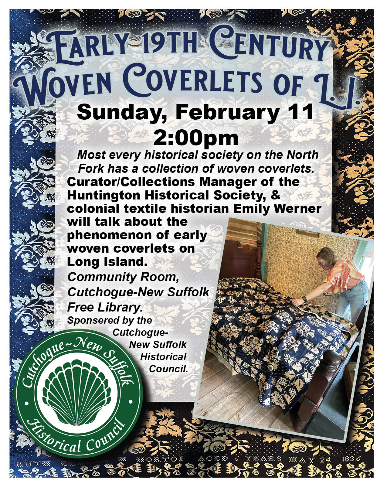 Early 19th Century Woven Coverlets of Long Island - Northforker