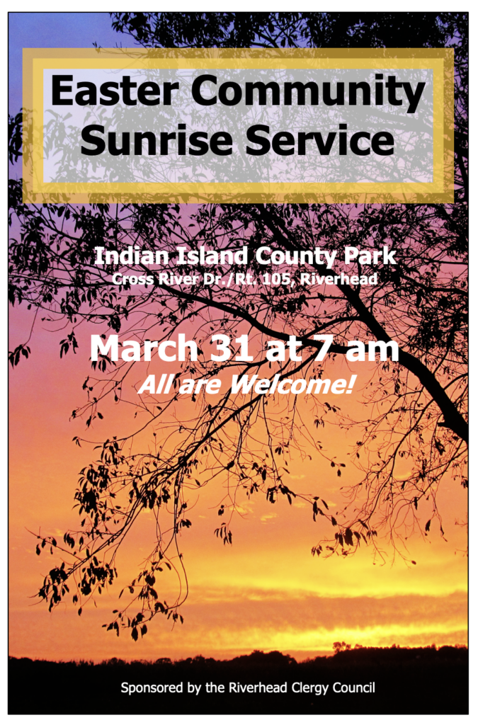 Easter Community Sunrise Service - Northforker