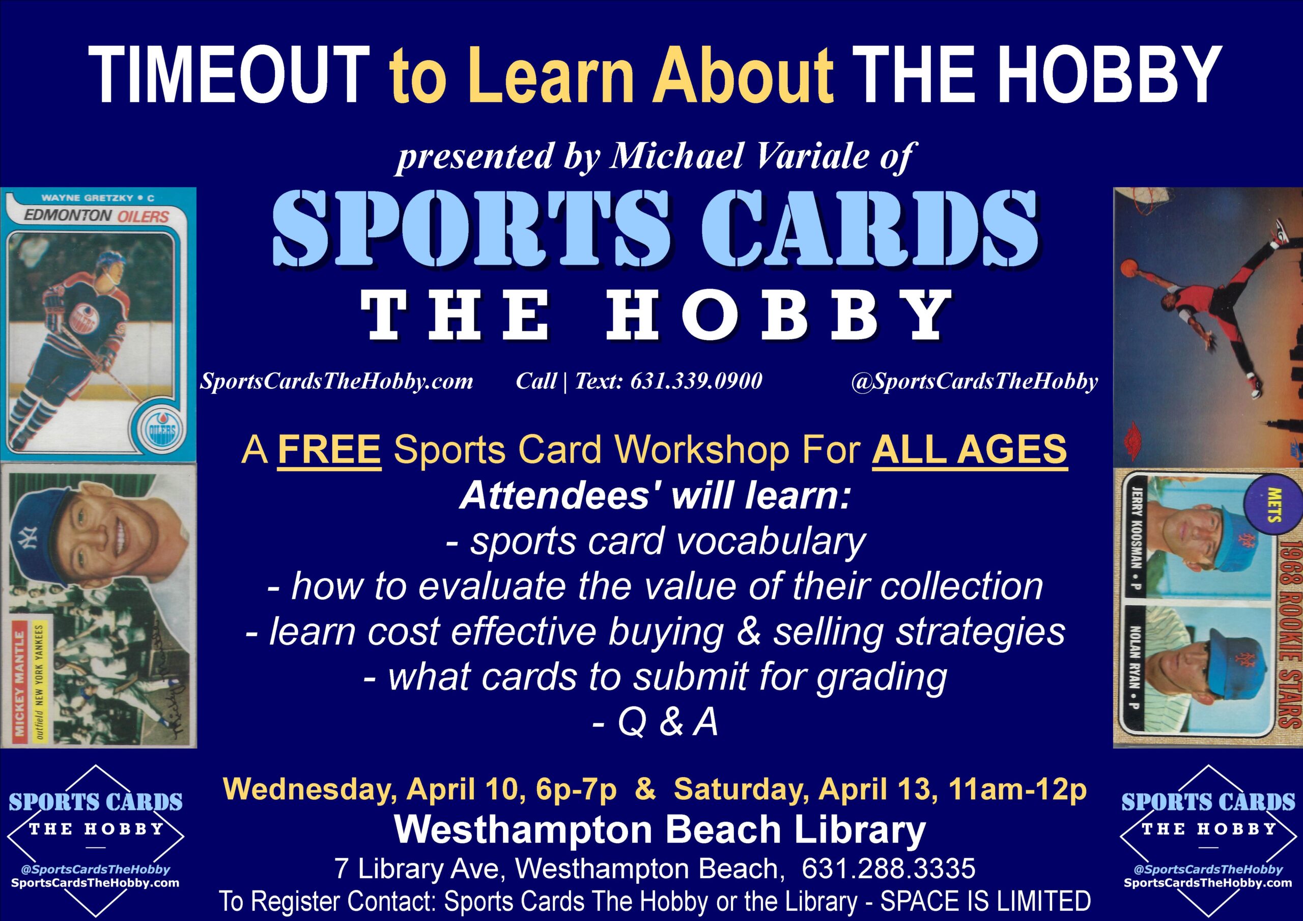 Timeout to Learn About The Sports Card Hobby - Northforker